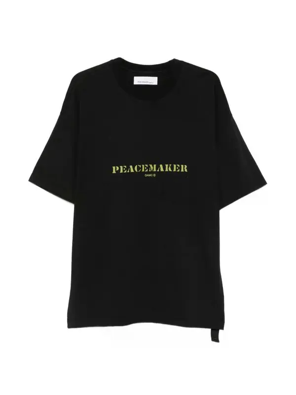 PEACEMAKER OAMC Logo-print T-shirt - Black
