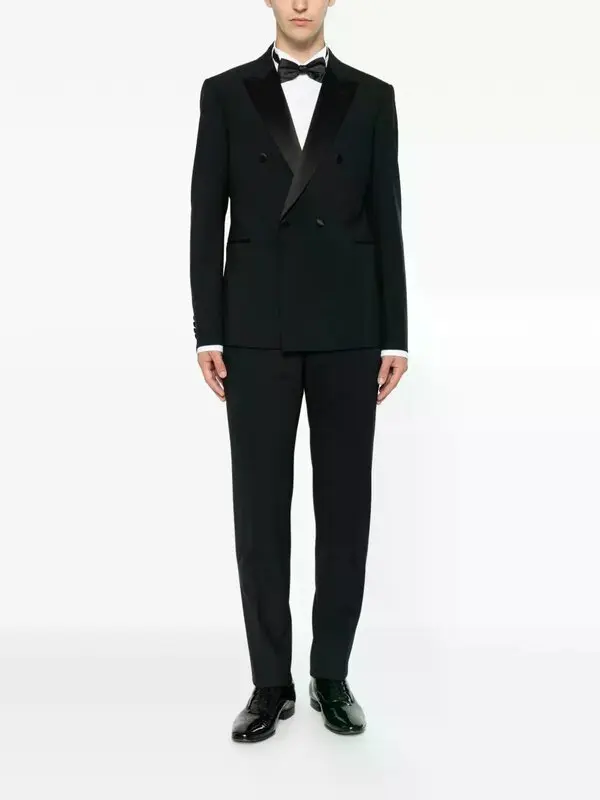 Emporio Armani Double-breasted Peaked-lapel Suit