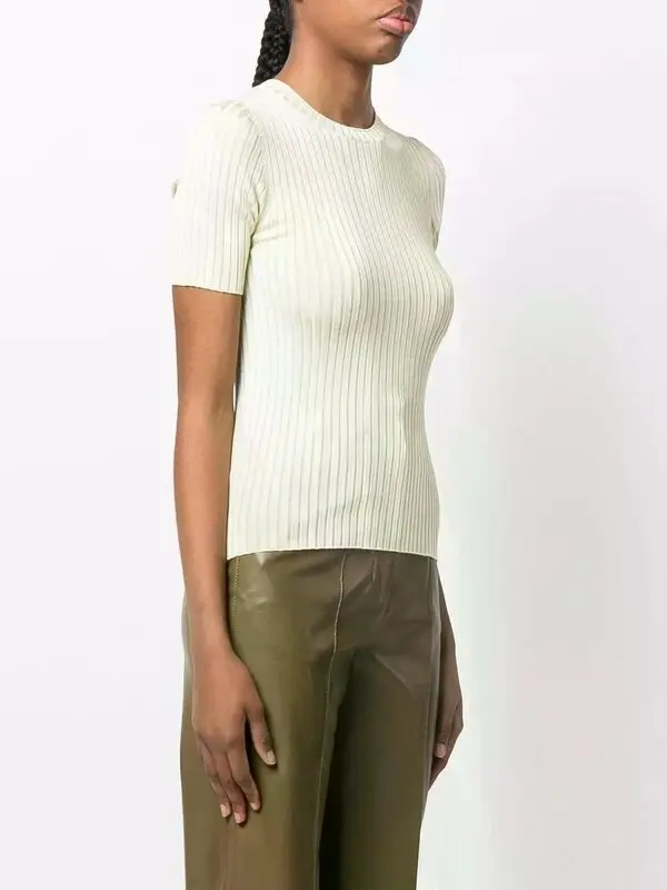 Nanushka Ribbed Knit T-shirt