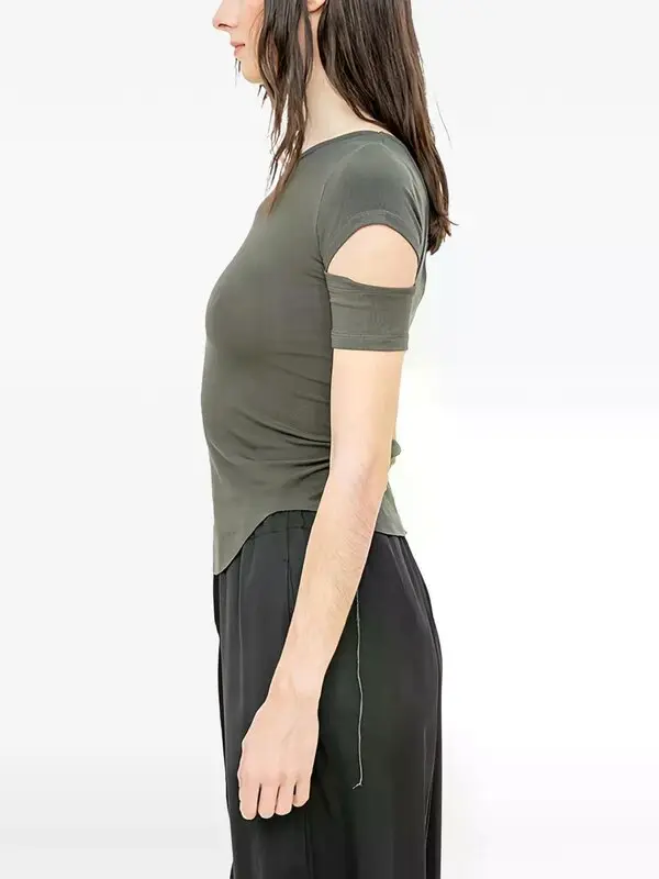 Andrea Ya'aqov Short-sleeve T-shirt With Cut-out Detail