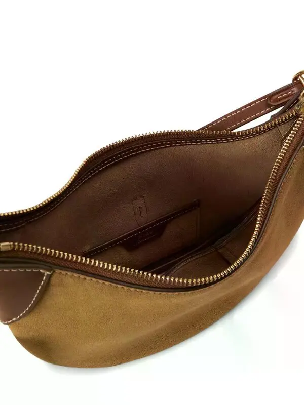 Polo Ralph Lauren Mini Polo Id Suede Shoulder Bag