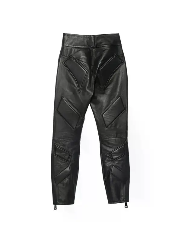 MITILIANE COUTURE Panelled Leather Trousers