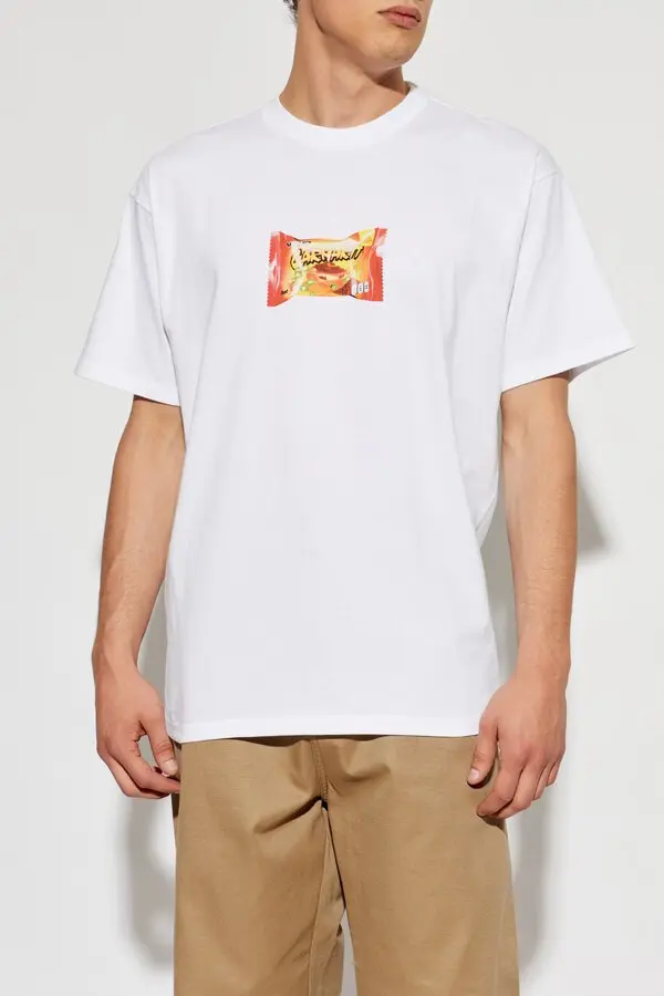 Carhartt Work In Progress T-shirt "road Side Snack - White