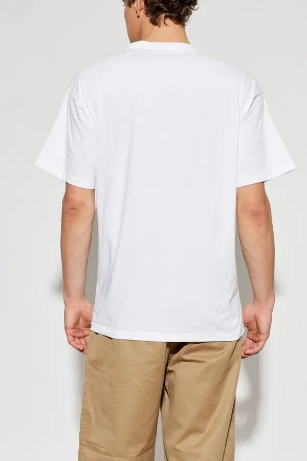 Carhartt Work In Progress T-shirt "road Side Snack - White