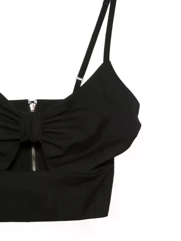 MITILIANE COUTURE Cropped Top With Bow Detail