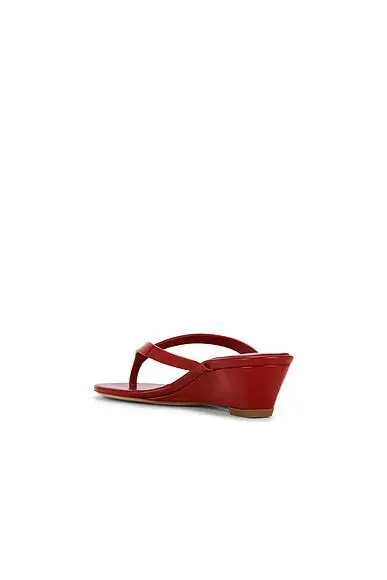 Christopher Esber Scala Wedge Sandal - Cherry