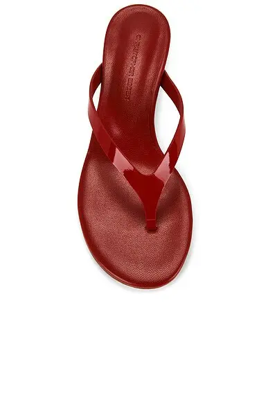 Christopher Esber Scala Wedge Sandal - Cherry
