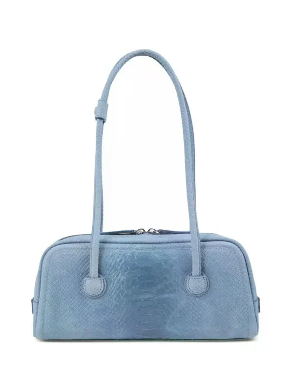 MARGESHERWOOD Soft Boston Python-effect Leather Tote Bag