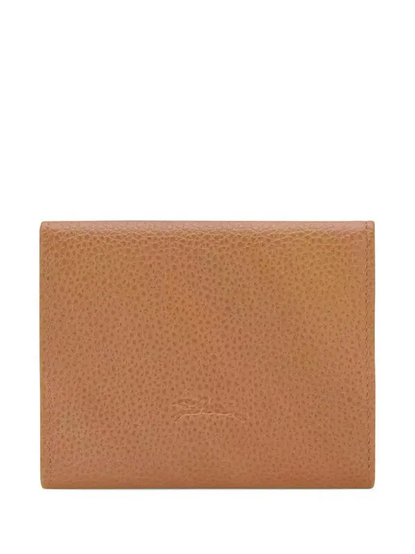 Longchamp Le Foulonné Grained-leather Wallet