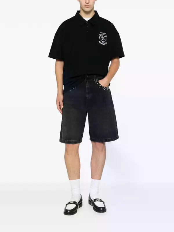 RETERNITY L'aterlier De La Rue Logo-embroidered Polo Shirt