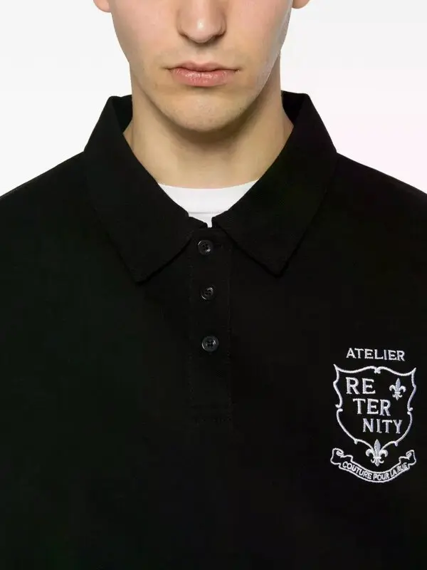 RETERNITY L'aterlier De La Rue Logo-embroidered Polo Shirt