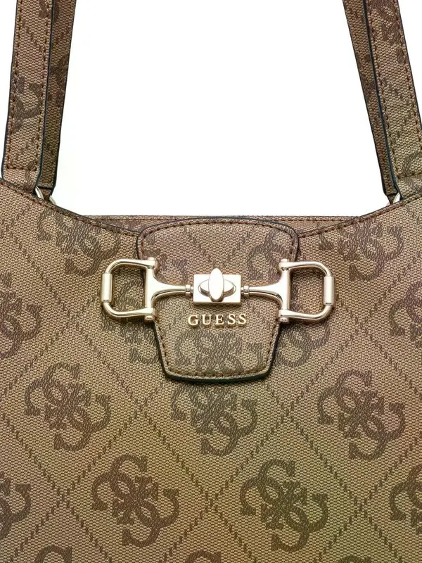 Guess Jaine Logo-monogram Horsebit Tote Bag