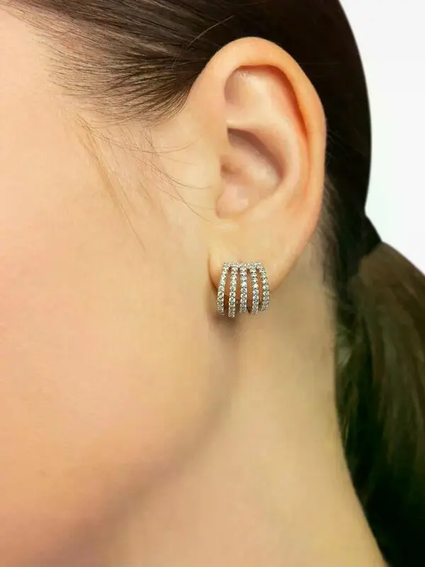 APM MONACO Mini Promesse Five-hoop Earrings