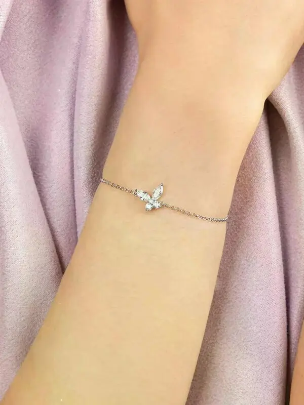APM MONACO Butterfly Crystal Embellished Bracelet