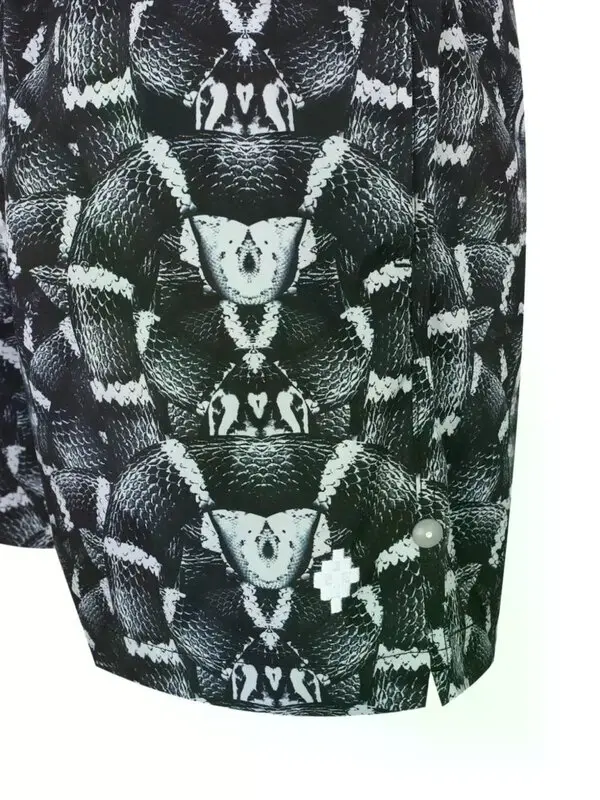COUNTY OF MILAN Snake-print Shorts