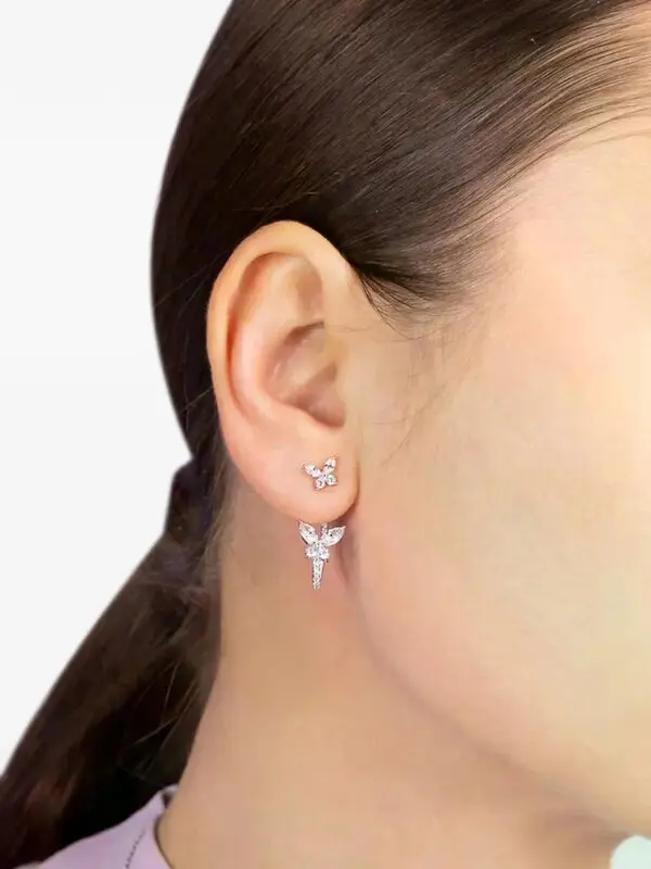 APM MONACO Asymmetric Butterfly Earrings