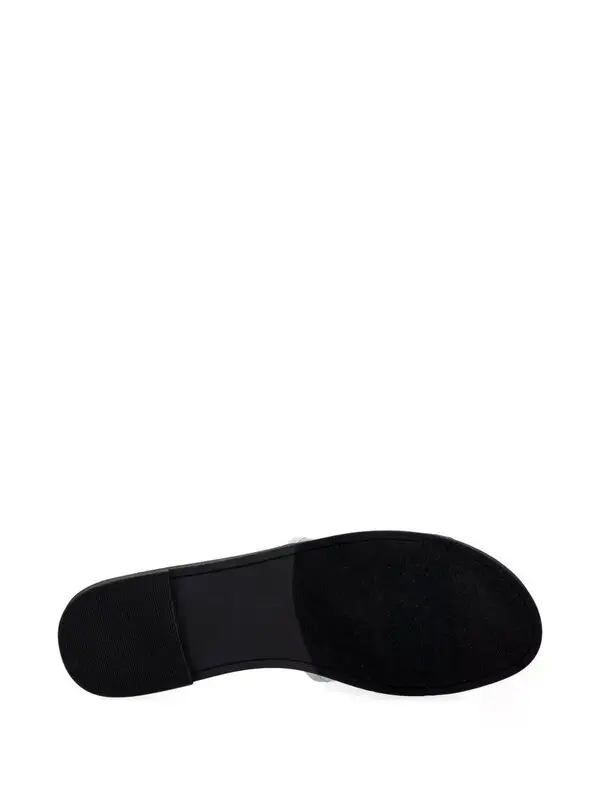 Dkny Logo Patch Mesh Sandals