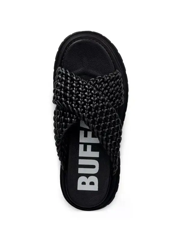 BUFFALO Lennox Braided Crossover-strap Sandals