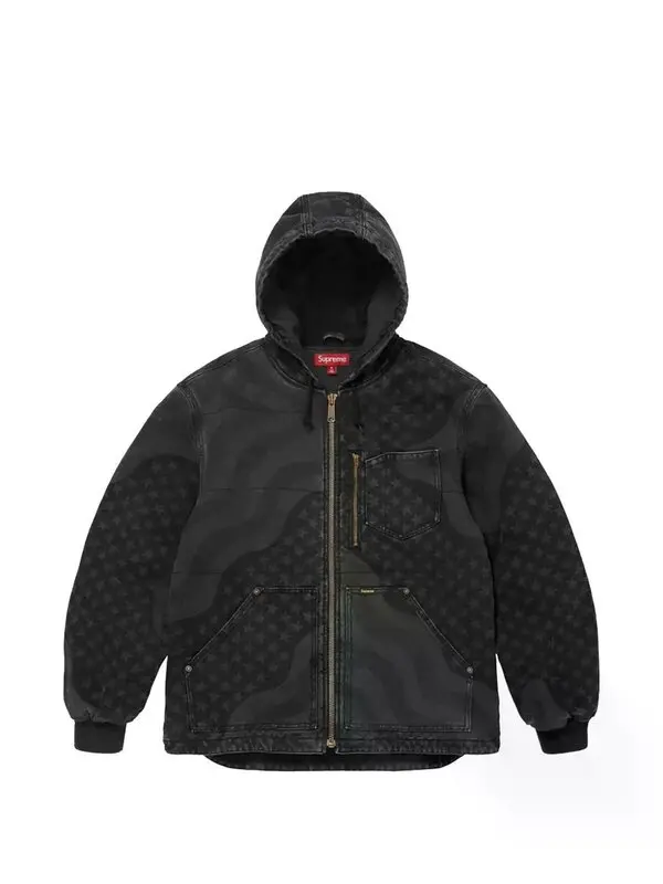 Supreme Flag-quilted Hooded Jacket