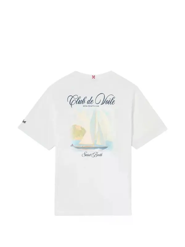 MC2 SAINT BARTH Portland T-shirt With Club De Voile Print