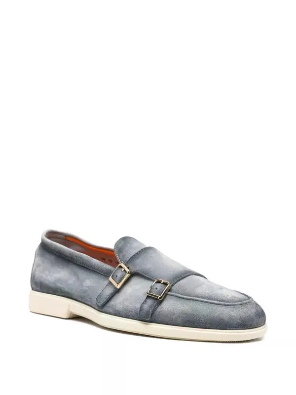 Santoni Double-strap Monk Shoes