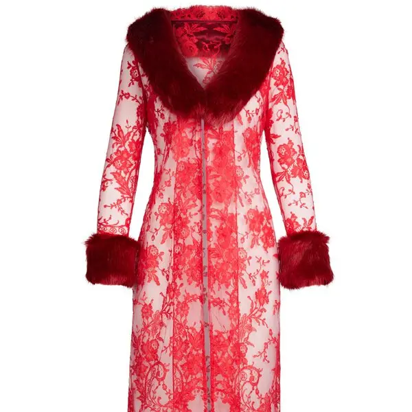 SCARLETT GASQUE Aurora Robe - Red