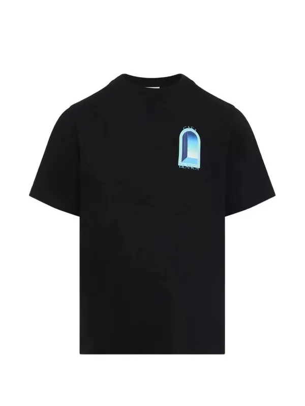 Casablanca Gradient Arch-print T-shirt - Black