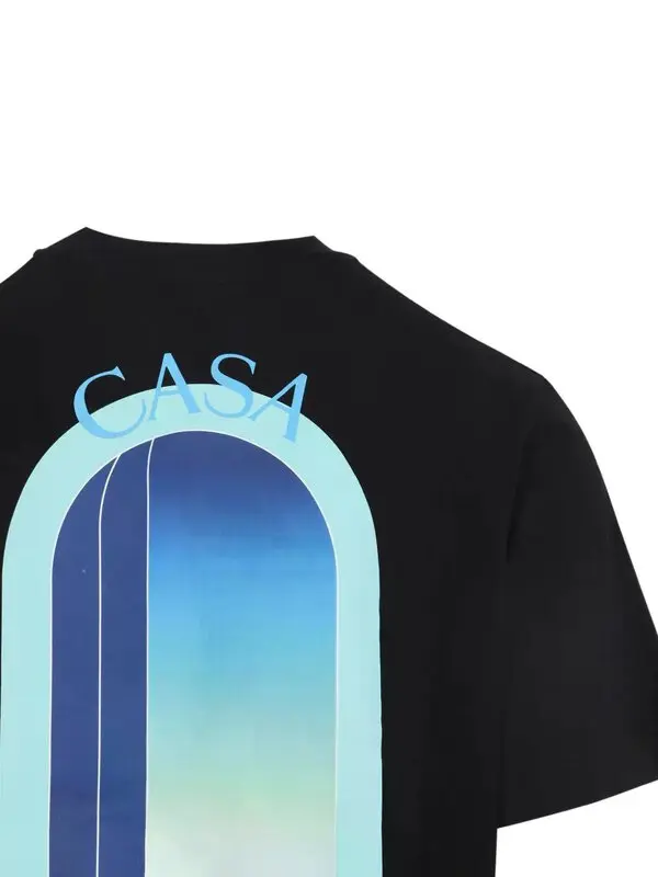 Casablanca Gradient Arch-print T-shirt