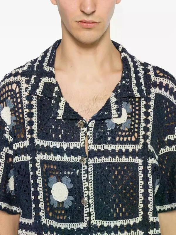 CHE Tejer Crochet-knit Shirt