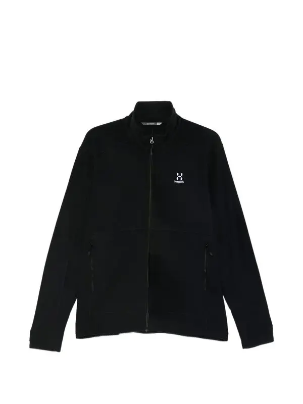 HAGLOFS Embroidered Zip-up Sport Jacket - Black