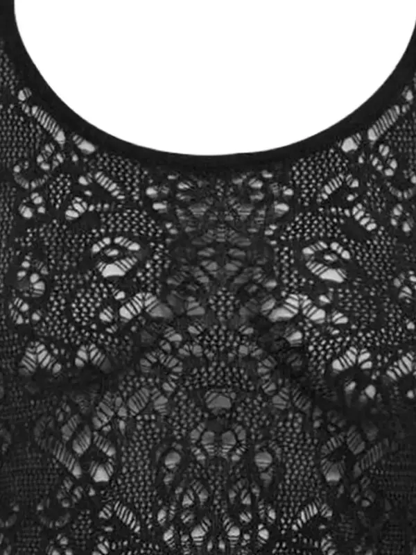 Gabriela Hearst Desnos Crochet-knit Bodysuit