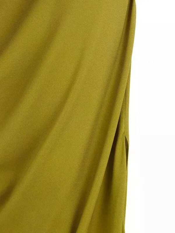 CORTANA Delore One-shoulder Draped Maxi Dress