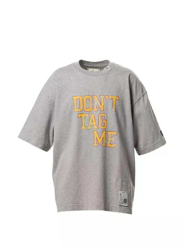 Mihara Yasuhiro Don't Tag Me Drop-shoulder T-shirt - Grey