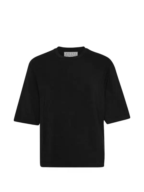 HOUSE OF THE VERY ISLANDS Oliver Drop-shoulder T-shirt - Black