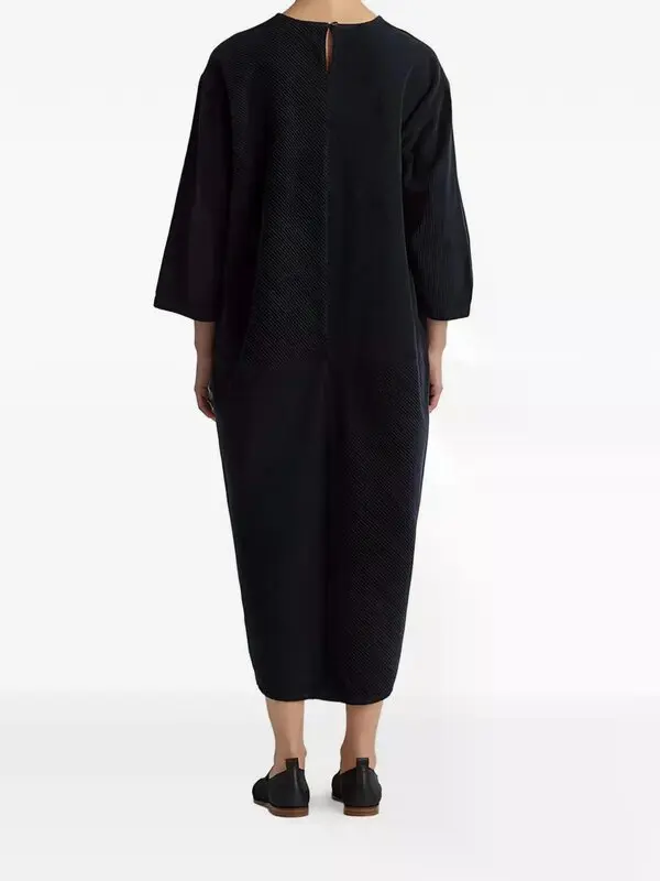 Black Crane Radiant Corduroy Maxi Dress