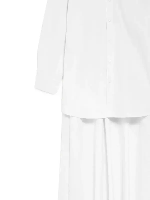 Balenciaga High-low Poplin Shirt