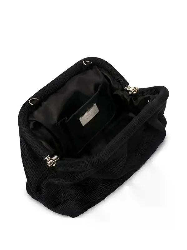 TWENTY FOURHAITCH Bakios Jewelled-buckle Clutch Bag