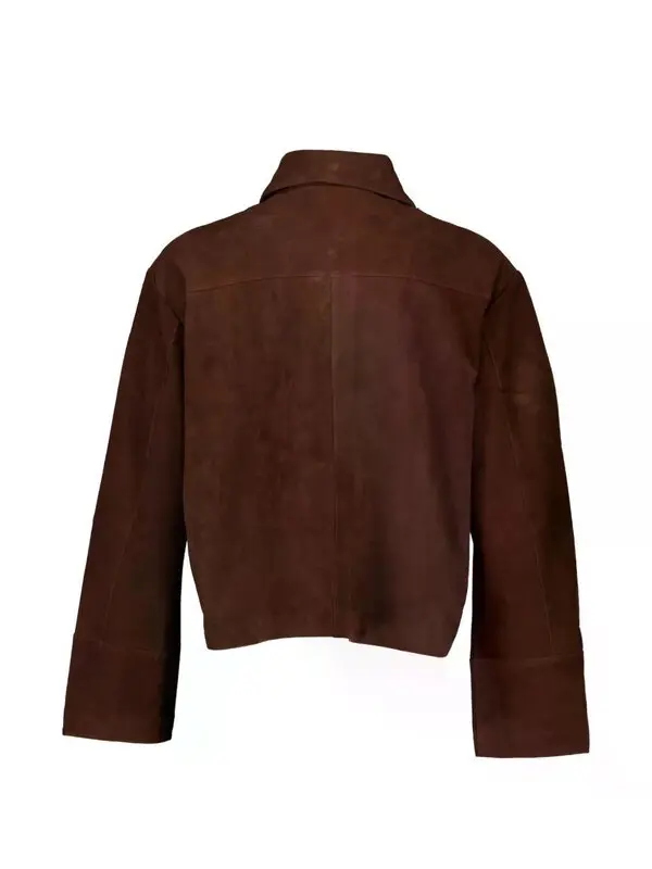 STUDIO AR Suede Button-up Jacket