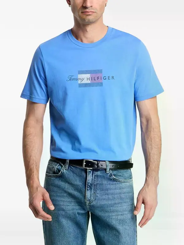 Tommy Hilfiger Logo-print T-shirt - Blue
