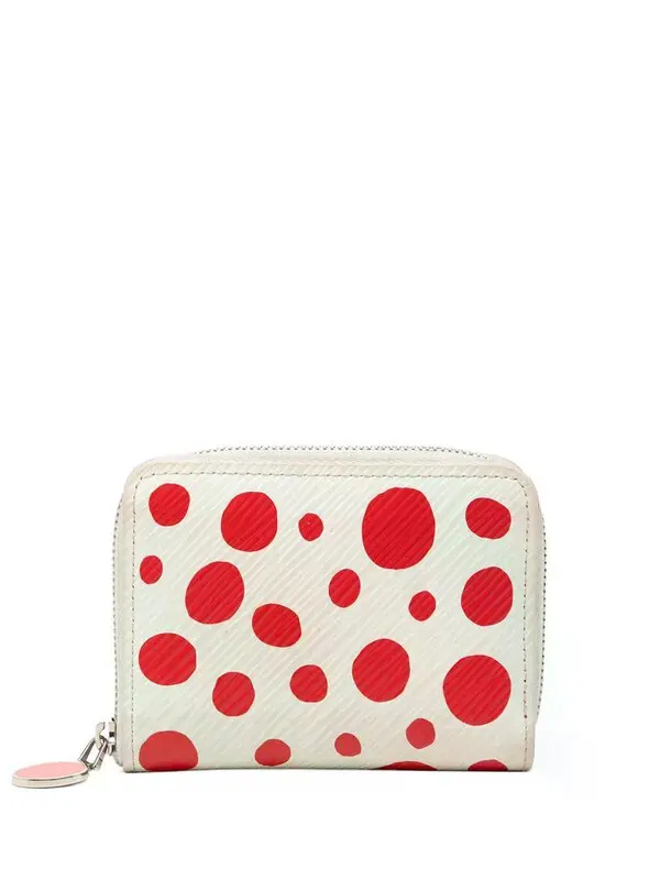 LOUIS VUITTON Yayoi Kusama Epi Zippy Purse Coin Pouch - Red