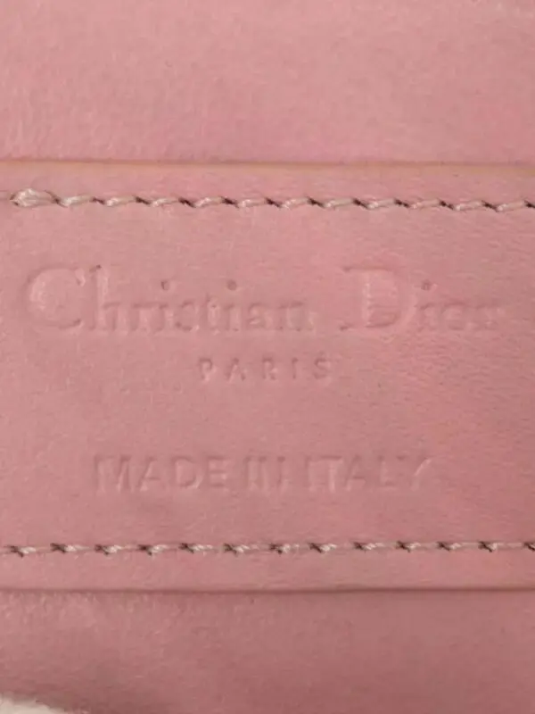 Dior Micro Patent Cannage Lady Cube Pouch