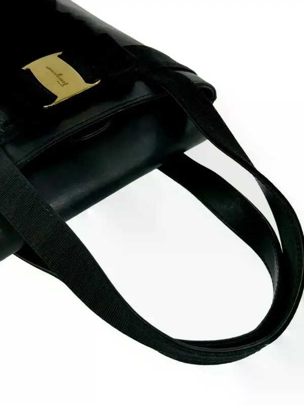 FERRAGAMO Vara Bow Top Handle Bucket Bag