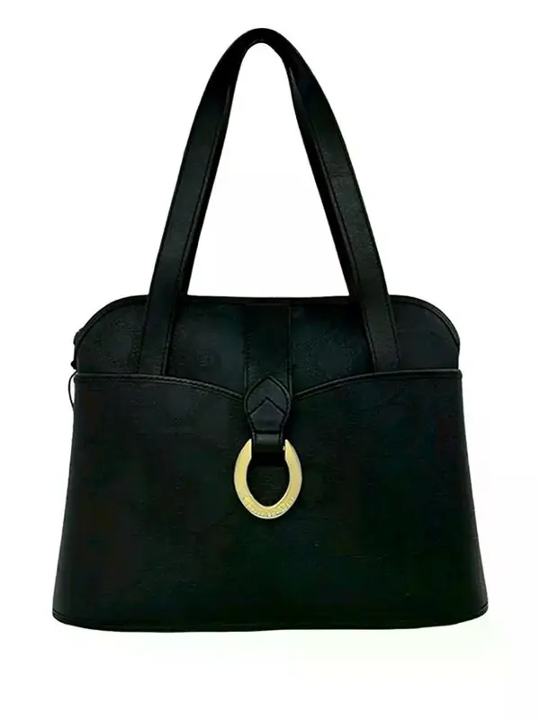 Dior Diorissimo Trotter Canvas Handbag - Black