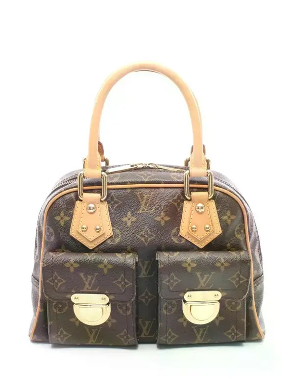 LOUIS VUITTON Manhattan Pm Handbag - Brown