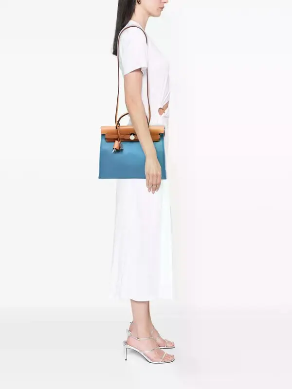 Hermès Toile Herbag Zip 31 Satchel