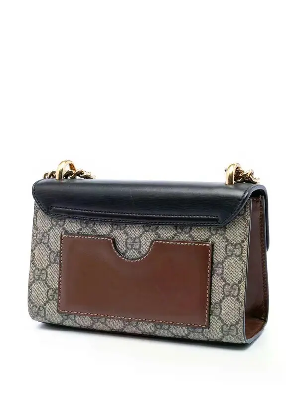 Gucci Gg Supreme Padlock Crossbody Bag