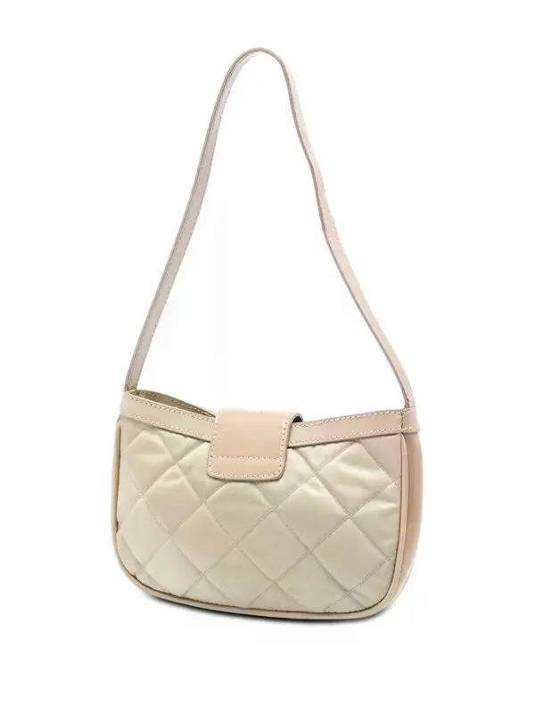 Burberry Quilted Nylon And Leather Sophie Shoulder Bag