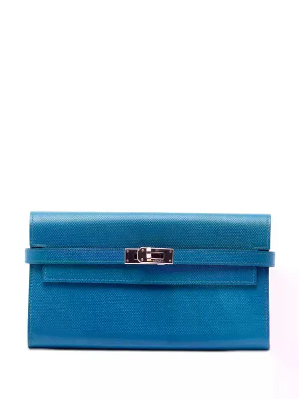 Hermès 2013 Grain D'h Kelly Long Wallet