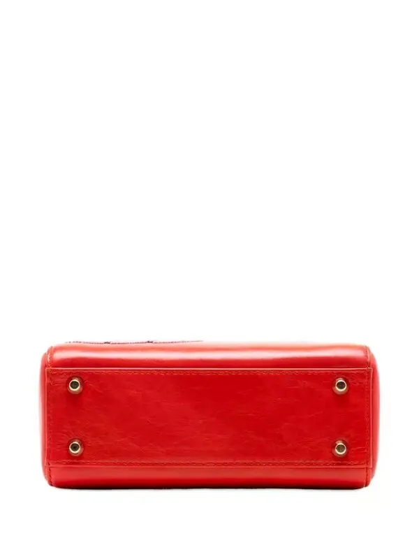 Dior Mini Lady Satchel - Red