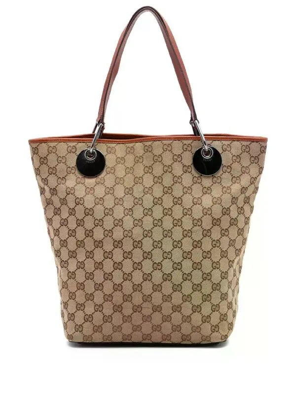 Gucci Large Gg Canvas Eclipse Tote Bag